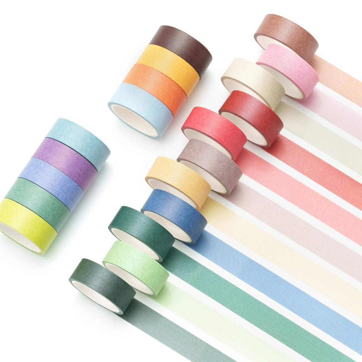 Solid Colors 20 Rolls Washi Tape – YUBBAEX