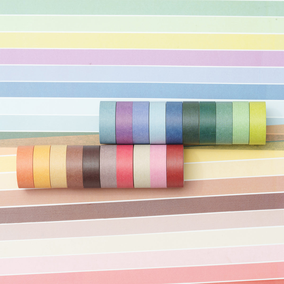 Solid Colors 20 Rolls Washi Tape – YUBBAEX